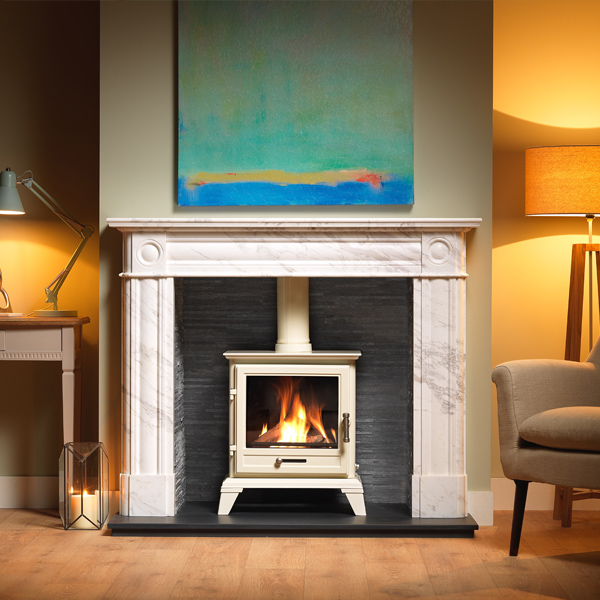 Gallery Chiswick Kallos Marble Fireplace | Flames.co.uk