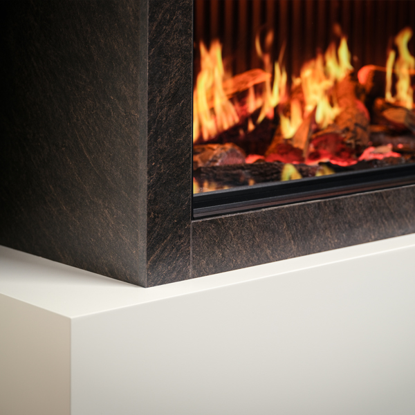 Vision E-Line Solus iX15 Electric Fire with Complete Media Wall Suite ...