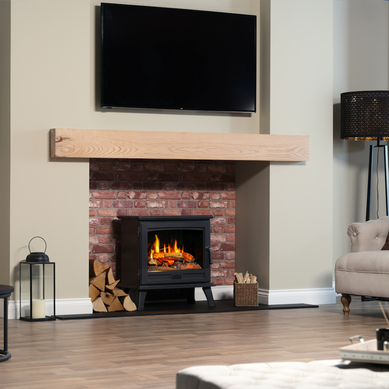 Dimplex Belgravia Opti-V Electric Stove | Flames.co.uk