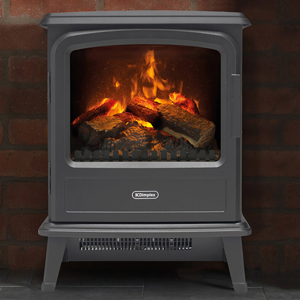 Dimplex Evandale Optimyst Electric Stove - Slate | Flames.co.uk
