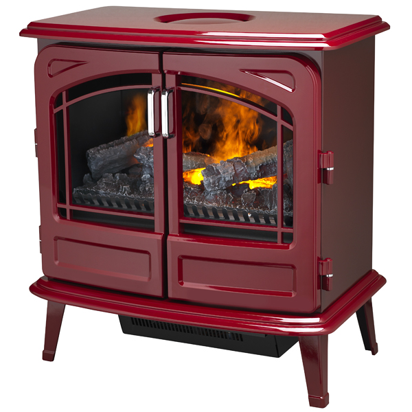 Dimplex Grand Optimyst Electric Stove - Rouge | Flames.co.uk
