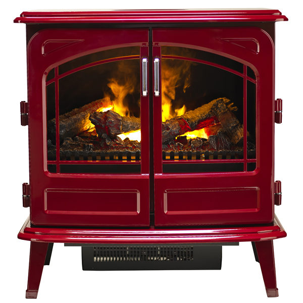 Dimplex Grand Optimyst Electric Stove - Rouge | Flames.co.uk