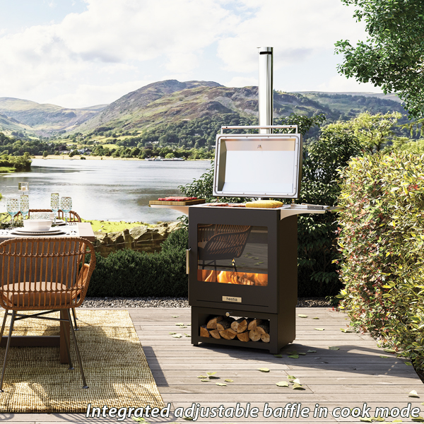 Hestia Heat & Cook Grill 50 Outdoor Barbecue Heater | Flames.co.uk