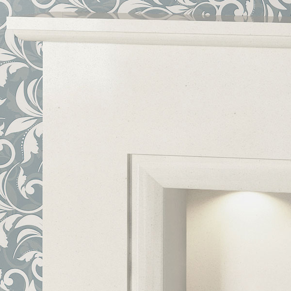 Elgin & Hall Roesia Marble Fireplace | Flames.co.uk