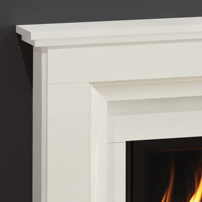 Elgin & Hall Adele 800CF Marble Gas Fireplace Suite | Flames.co.uk