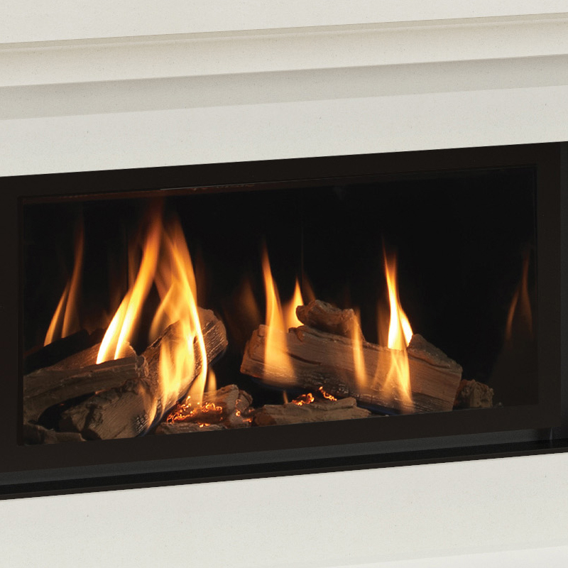 Elgin & Hall Adele 800CF Marble Gas Fireplace Suite | Flames.co.uk