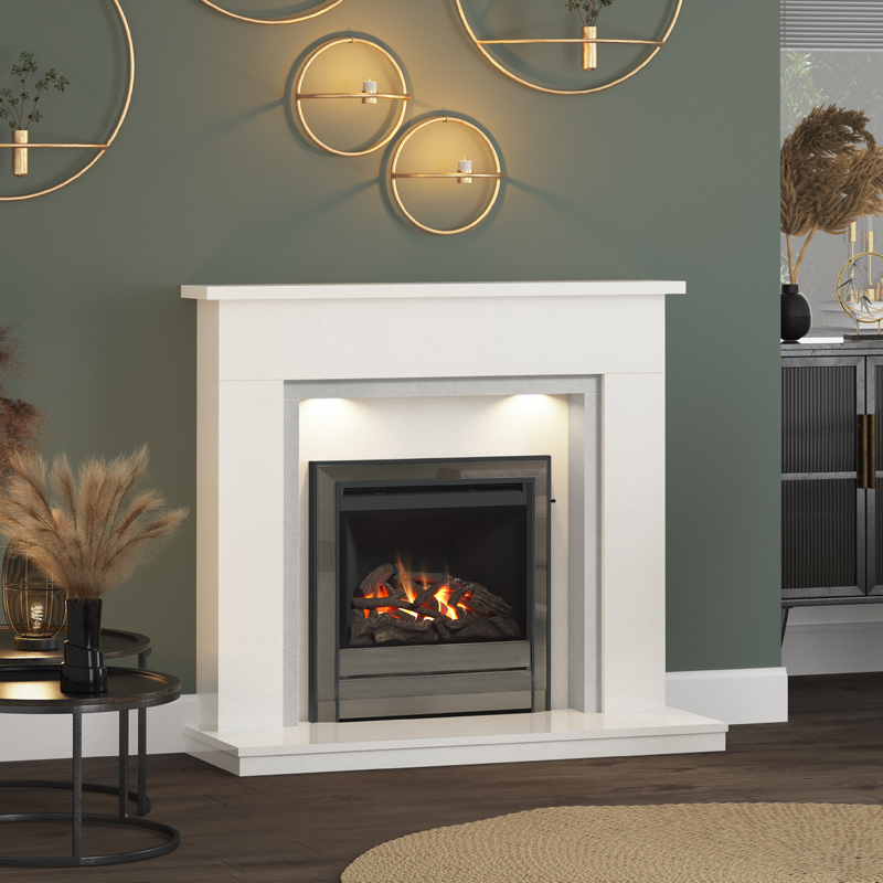 Elgin & Hall Calleos Chollerton 22" Widescreen Gas Fire | Flames.co.uk