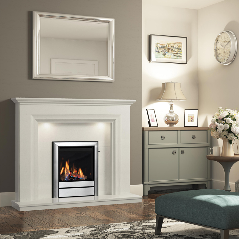 Elgin & Hall Calleos Chollerton 16" Balanced Flue Gas Fire | Flames.co.uk