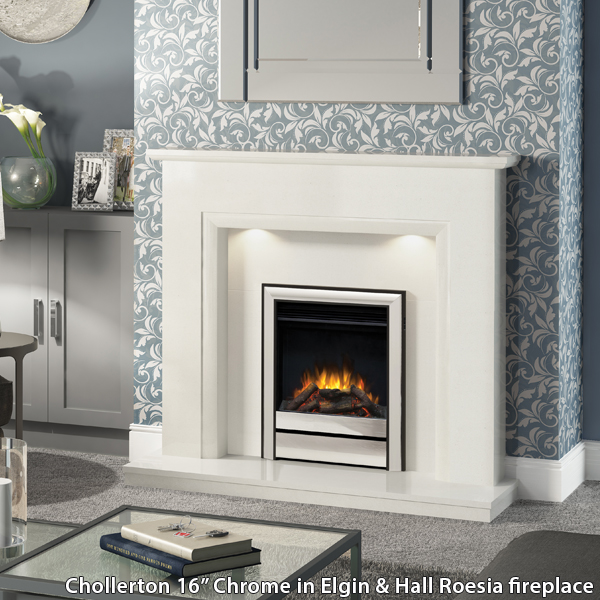 Elgin & Hall Chollerton 16" Standard Electric Fire | Flames.co.uk