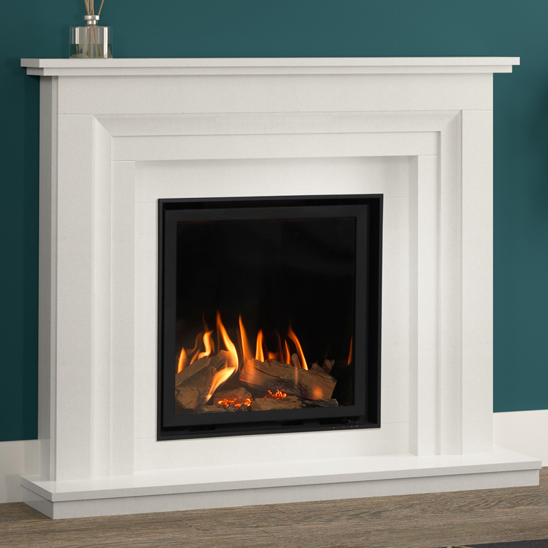 Elgin & Hall Hartley 600CF Marble Gas Fireplace Suite | Flames.co.uk