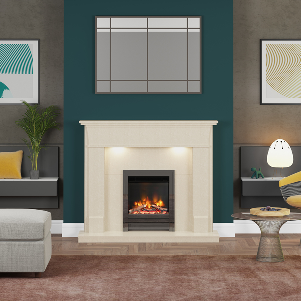 Elgin & Hall Millington Marble Fireplace | Flames.co.uk
