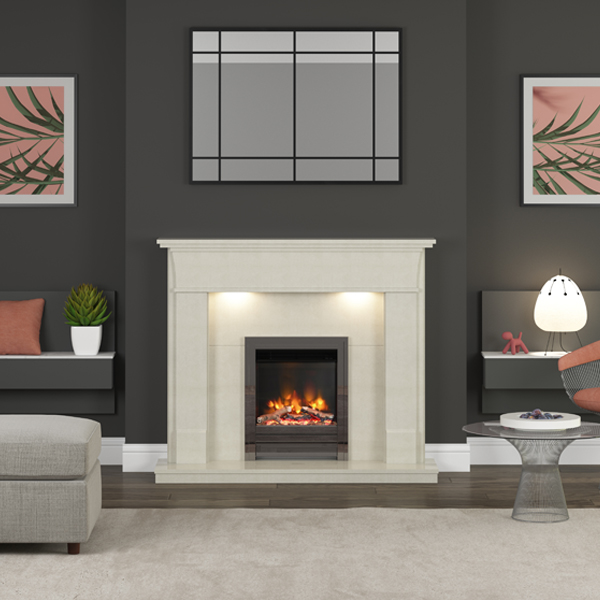 Elgin & Hall Millington Marble Fireplace | Flames.co.uk