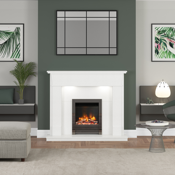 Elgin & Hall Millington Marble Fireplace | Flames.co.uk