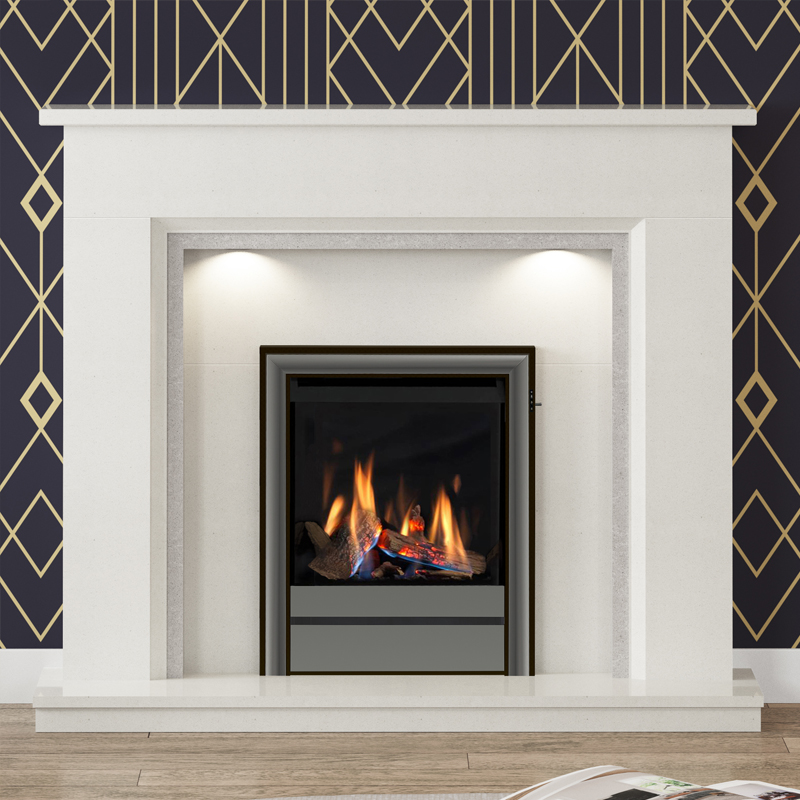 Elgin & Hall Mosello Marble Fireplace | Flames.co.uk