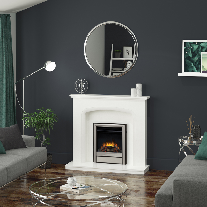 Elgin & Hall Viena Marble Fireplace | Flames.co.uk