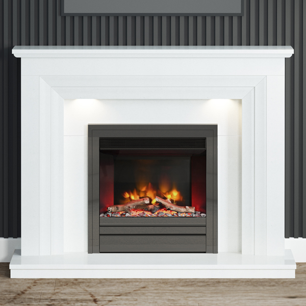 Elgin & Hall Vitalia Marble Fireplace | Flames.co.uk