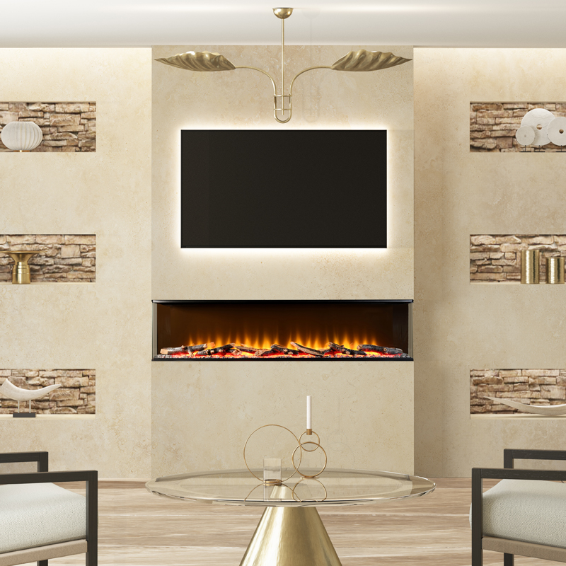 FLARE Invision 1250 3SL Electric Fire | Flames.co.uk