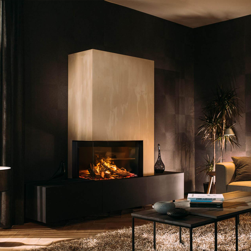 Faber e-MatriX Mood 800-500 II 2-Sided Electric Fireplace | Flames.co.uk