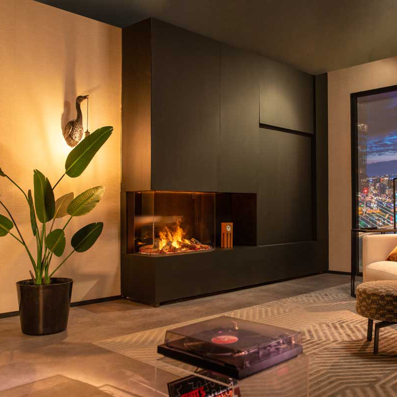 Faber e-MatriX Mood 800-650 III 3-Sided Electric Fireplace | Flames.co.uk