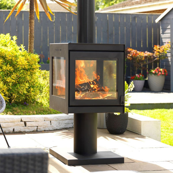 Firebloom Fresco - Outdoor Wood Burning Stove | Flames.co.uk