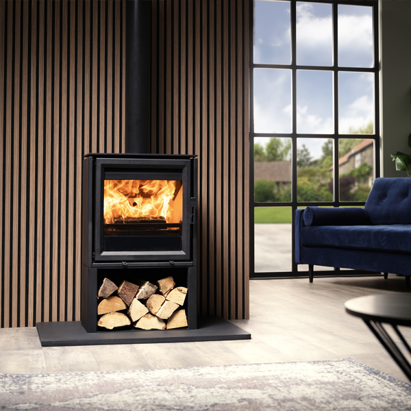 Fireline Ecostar 5 Wide Freestanding Multi-Fuel Stove | Flames.co.uk