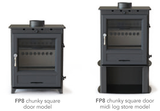 Fireline FP8 8kW Multi-Fuel Stove | Flames.co.uk
