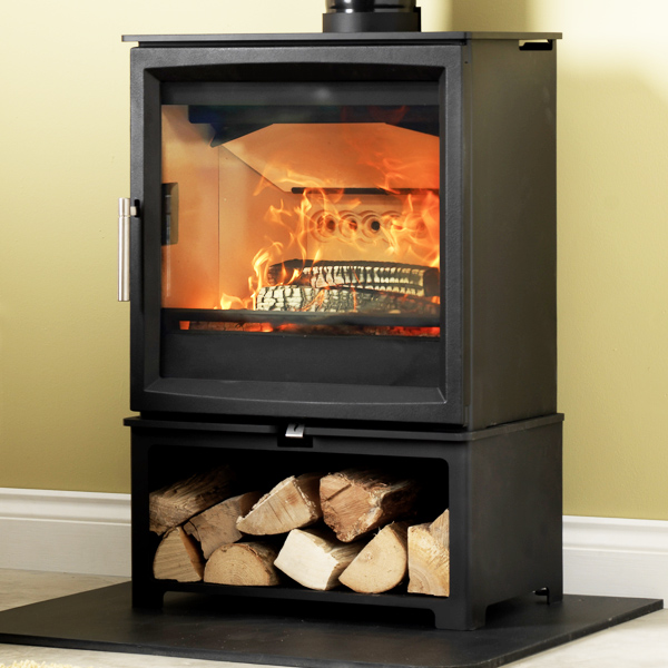 Fireline Woodtec 5WD Wide Deep Wood Burning Stove | Flames.co.uk