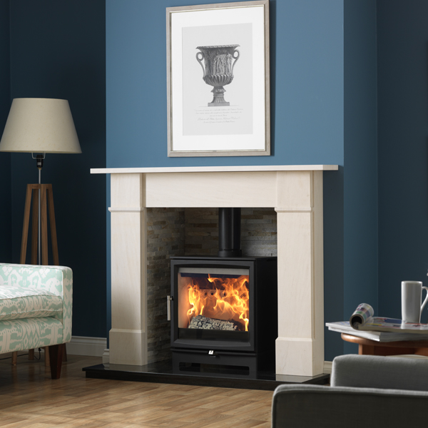 Fireline Woodtec 5XW Extra Wide Wood Burning Stove | Flames.co.uk