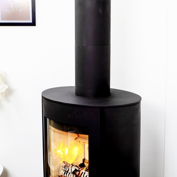 Fireline Woodtec FCS Cylinder 5kW Wood Burning Stove | Flames.co.uk