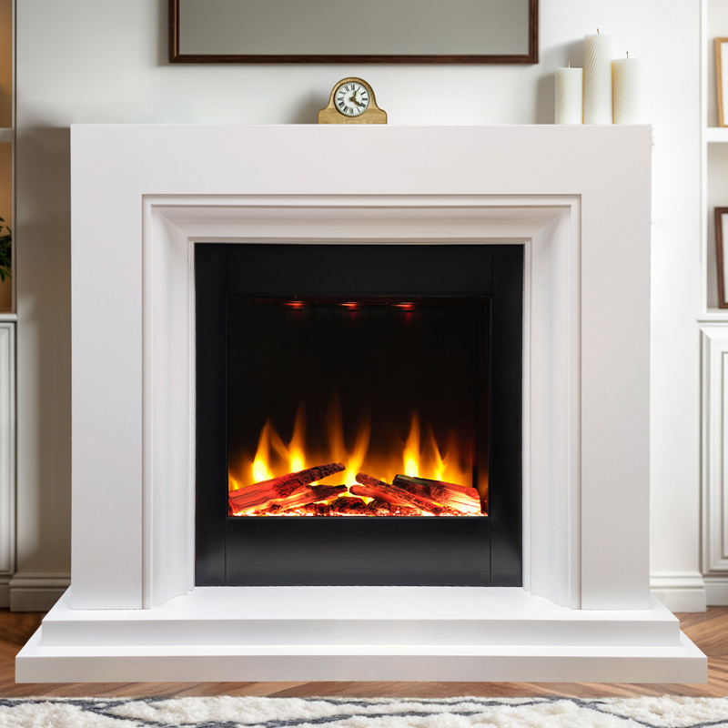 Flavel Proflame Navarro Celena Electric Fireplace Suite | Flames.co.uk