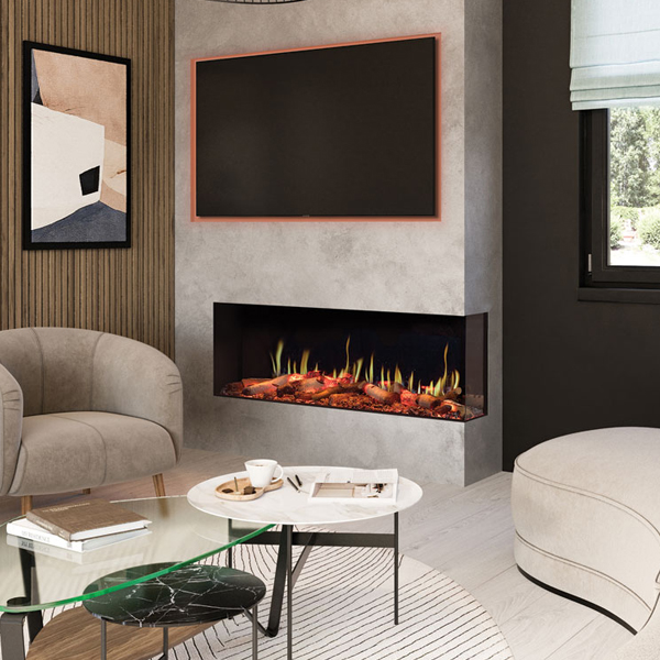 Onyx Fusion 150RW LCD Electric Fire | Flames.co.uk