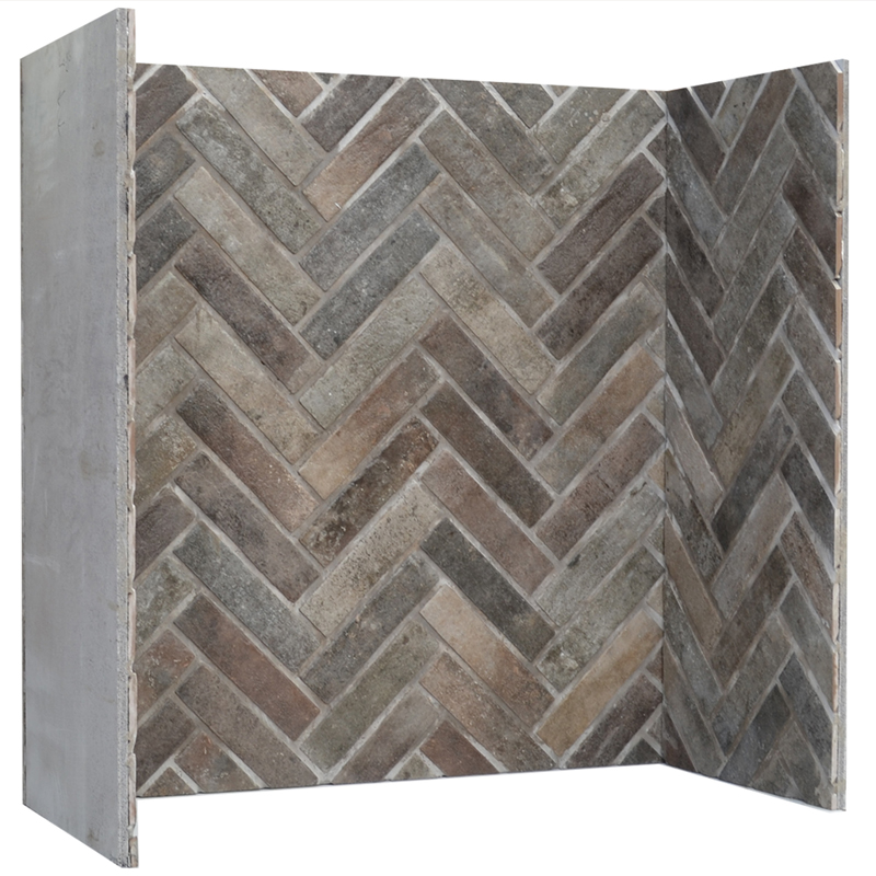 Gallery Carmar Herringbone Fireplace Chamber Panels | Flames.co.uk
