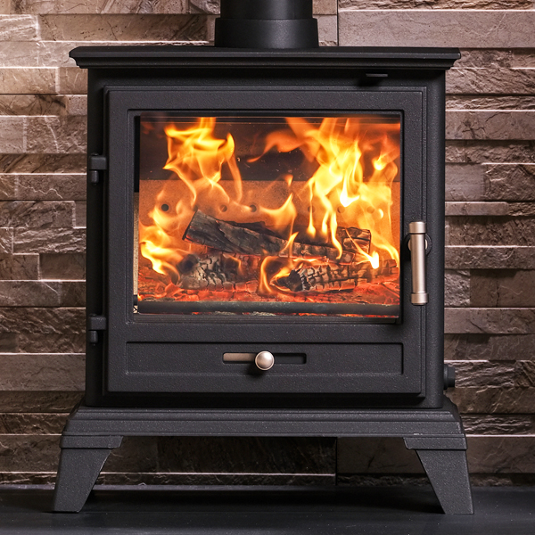Gallery Classic 8 Eco Design Multi-Fuel Stove - Black | Flames.co.uk