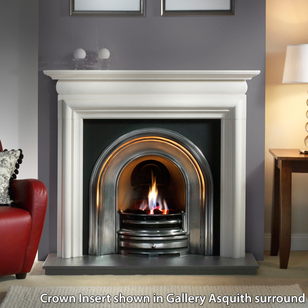Gallery Crown Cast Iron Fireplace Insert | Flames.co.uk