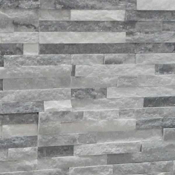 Gallery Staggered Grey White Slate Fireplace Chamber Panels | Flames.co.uk