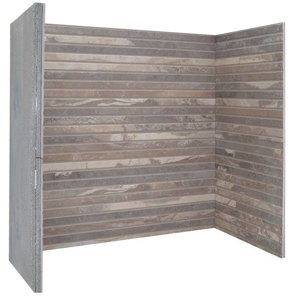 Gallery Mocha Fireplace Chamber Panels | Flames.co.uk