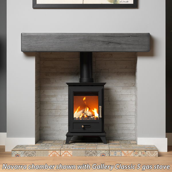 Gallery Navarra Fireplace Chamber Panels | Flames.co.uk