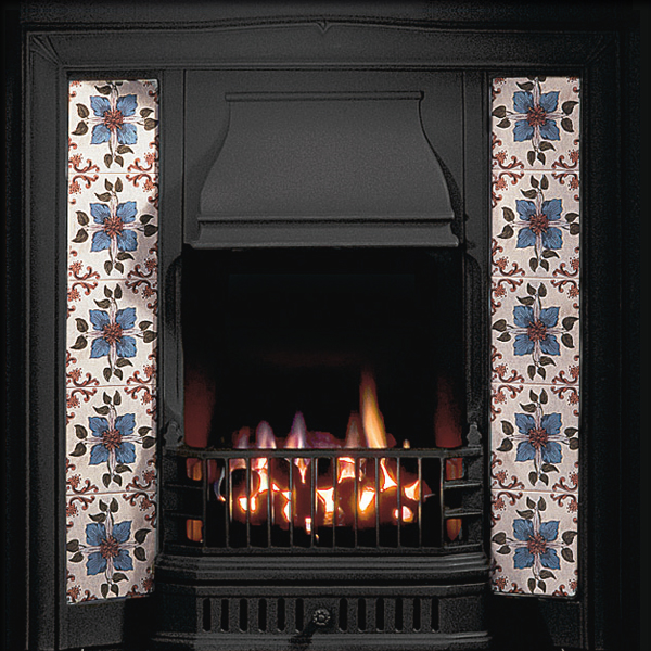 Gallery Sovereign Cast Iron Tiled Fireplace Insert | Flames.co.uk