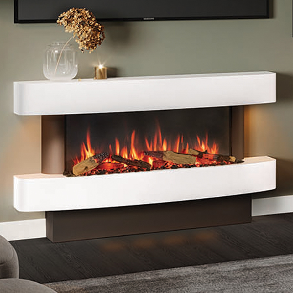 Gazco eStudio Cerreto 140 Electric Fire Suite | Flames.co.uk