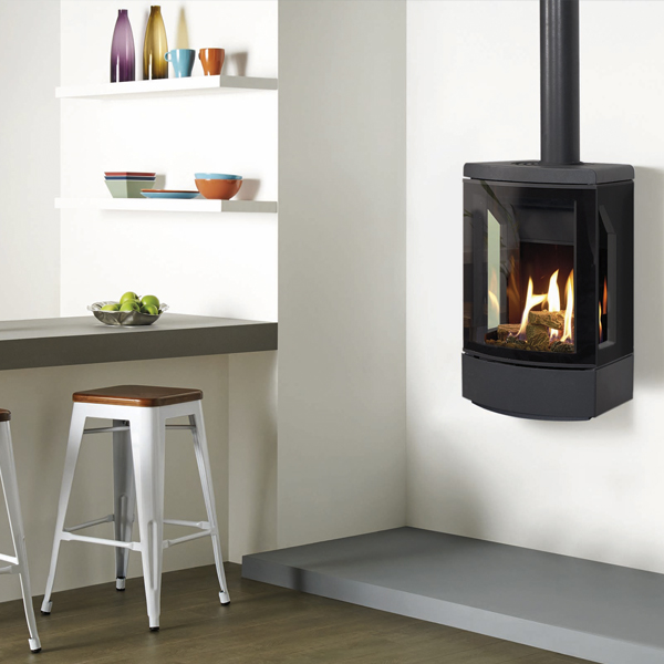 Gazco Loft Wall Mounted Balanced Flue Gas Stove | Flames.co.uk