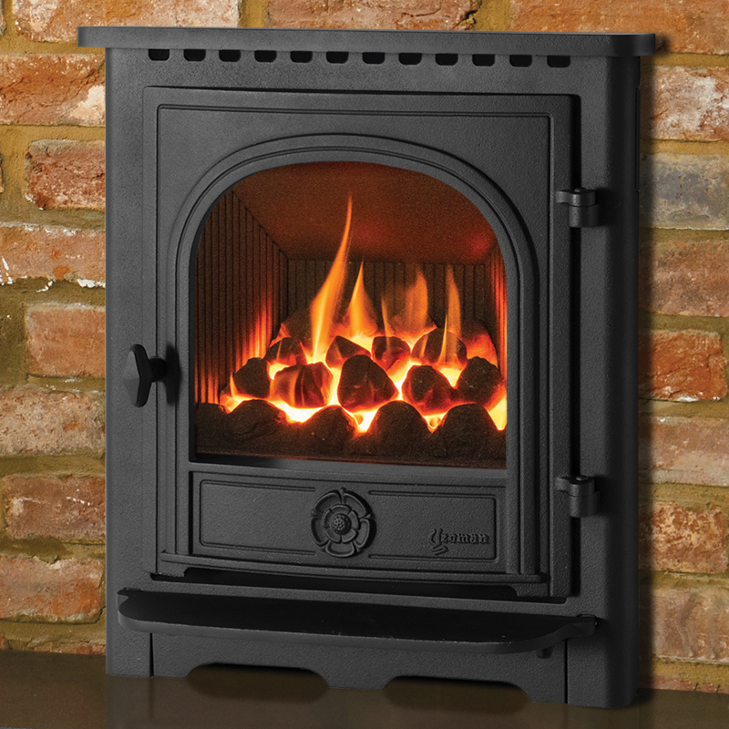 Gazco Logic HE Dartmouth Balanced Flue Gas Fire | Flames.co.uk