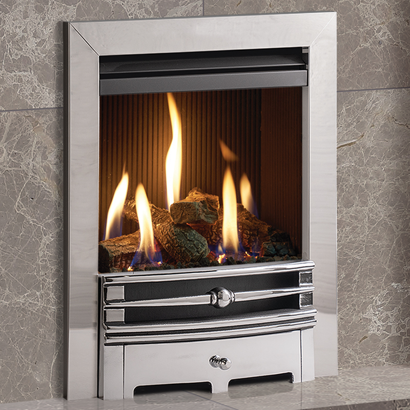 Gazco Logic HE Chartwell Balanced Flue Gas Fire | Flames.co.uk