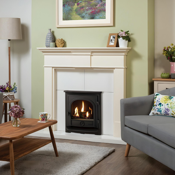 Gazco Logic HE Dartmouth Balanced Flue Gas Fire | Flames.co.uk