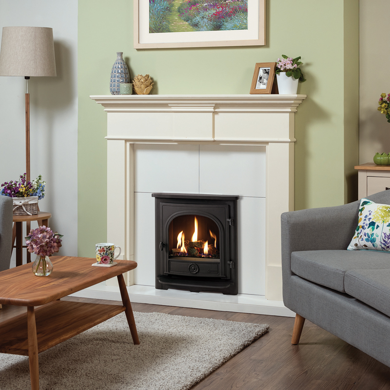 Gazco Logic HE Dartmouth Balanced Flue Gas Fire | Flames.co.uk