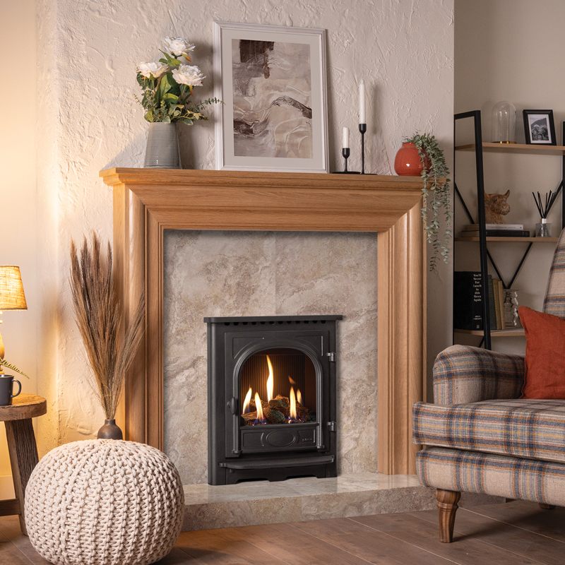 Gazco Logic HE Stockton Gas Fire | Flames.co.uk