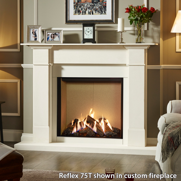 Gazco Reflex 75T Edge Balanced Flue Gas Fire | Flames.co.uk
