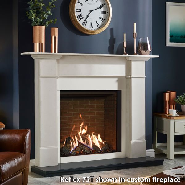 Gazco Reflex 75T Edge Gas Fire | Flames.co.uk