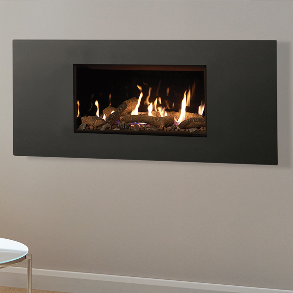 Gazco Studio Steel 2 Glass Fronted Gas Fire | Flames.co.uk