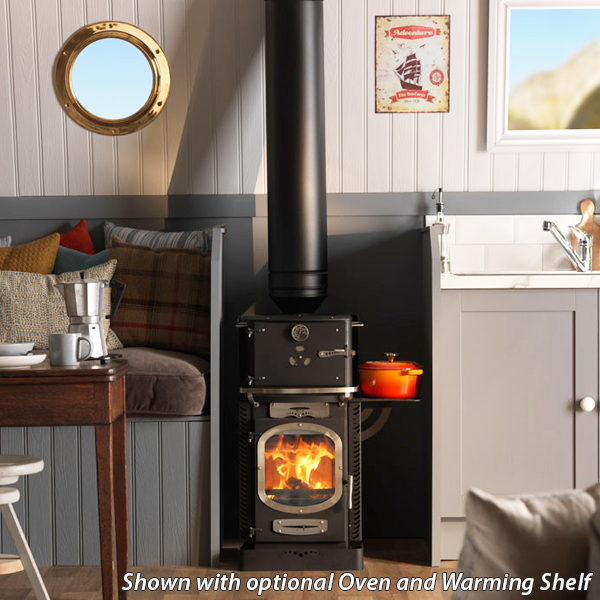 Go Eco Adventurer 5 Wood Burning / Multi-Fuel Glamping Stove | Flames.co.uk