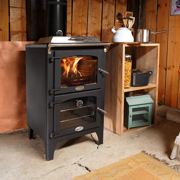 Go Eco BakeChef Wood Burning Cooking Stove | Flames.co.uk